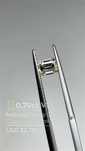 What a Finding! | A UNIQUE 🟢🟡 GREENISH-YELLOW NATURAL DIAMOND