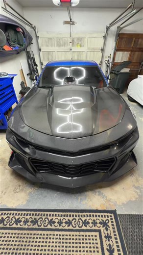 Full carbon loading… #camaro #carbonfiber #camarozl1 #camaross #carsoftiktok