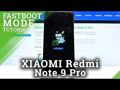 XIAOMI Redmi Note 9 Pro Fastboot Mode
