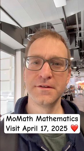 MoMath National Museum of Mathematics visit April 17, 2025 #mathematics #museum