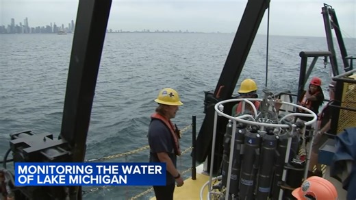 EPA scientists begin testing water samples in Lake Michigan, the Great Lakes
