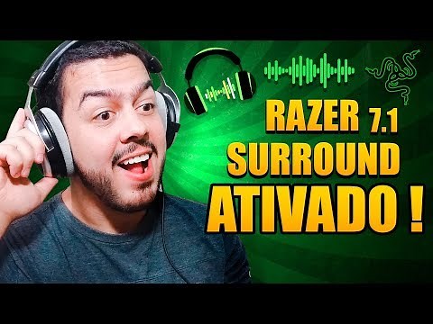 Como ativar o Razer Surround 7.1 para Headset / Headphone ✅