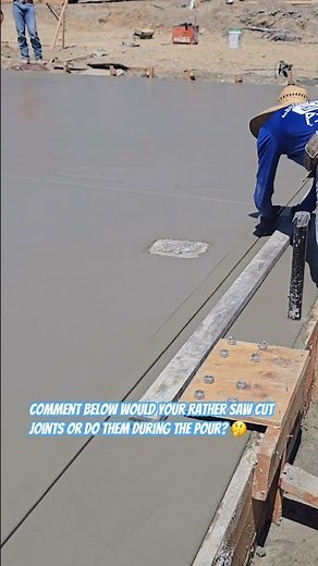 How To Install Control Joints | Concrete Pad/Foundation With Moisture Barrier | #concretefinisher 💯