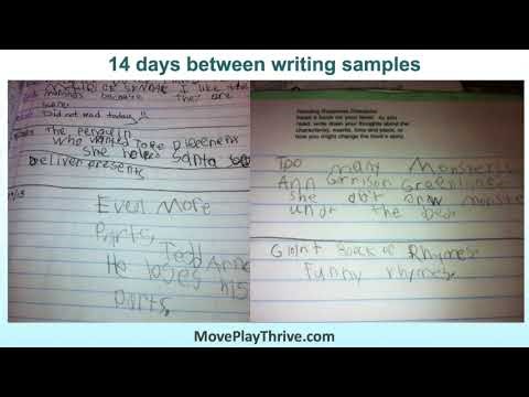 “I’m Experiencing Success Like I’ve Never Seen” In 3 weeks OT transforms handwriting, and reading