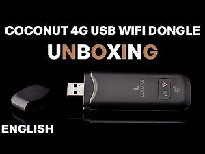 Coconut 4G Wireless USB WiFi Hotspot Dongle | Unboxing & How To Use | Benefits | (In English)