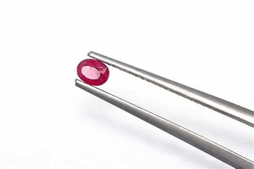 Glass Filled Ruby Loose Gemstone 3x4mm Oval Cut | 0.24 CTS for Rings & Jewelry - Etsy