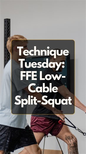 The front-foot elevated, low-cable split-squat (yes that’s a REALLY long name) is one of my favorite entry-level exercises to kick off a program. As we know, many athletes are pushed forward and struggle to manage their center of gravity. This anterior weight shift does a few things: 1 - Limits or negatively impacts mobility, 2 - Less mobility = less time and space to “load” the system, and 3 - Less space and time to load increases focal loading on tissues, which can increase susceptibility to i