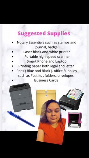 Notaries !!! If you been thinking about becoming a Loan Signing Agent..,. Well here is what you need!!! You are a Notary and of course thats the first step… As a Notary you should have your stamp, journal and pens but in order to become a signing agent and work with lenders and title offices you need these items!! Laser Printer is a MUST!! You will be printing hundreds of paper for one appointment! After the closing is done your hiring party need to make sure you did everything correctly and the
