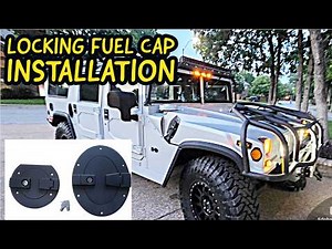 Locking Fuel Cap Install – Hummer H1, Humvee, HMMWV - Locking Gas Cap Installation
