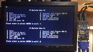 Altair 8800 with FabGL (ESP32) - CP/M Navigating Emulator Settings