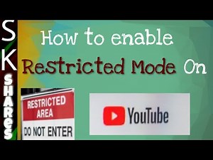 How you enable restricted mode or kids mode on YouTube