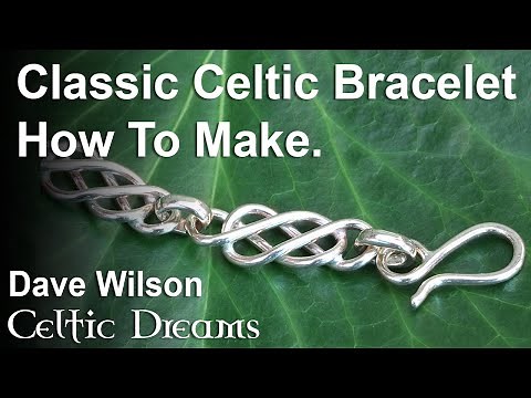 Classic Celtic Knot Bracelet (How to make with simple tools) No 1