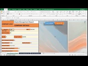 Waste Management Log Template