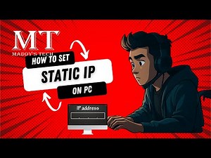 How to Set a Static IP on PC Step-by-Step | Maddy’s Tech