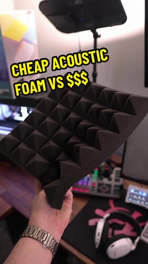 Elgato Wave Panels vs Cheap Acoustic Foam Comparison