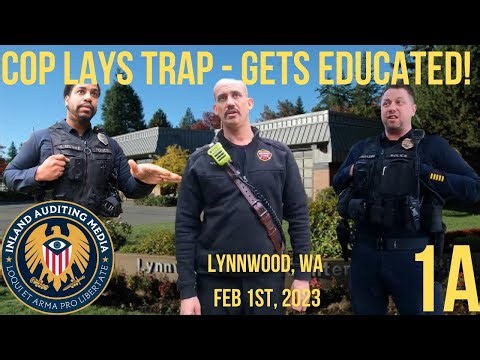 COP LAYS TRAP - GETS EDUCATED