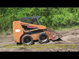 2002 Case 60 XT Skid Steer