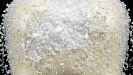 Dental Enamel Restoration Process Visualization Close-Up for Tooth Remineralization with Protective Layer Formation