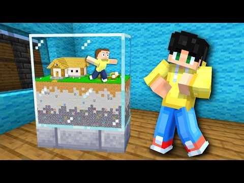 I Trapped My Friend in a TINY Minecraft World