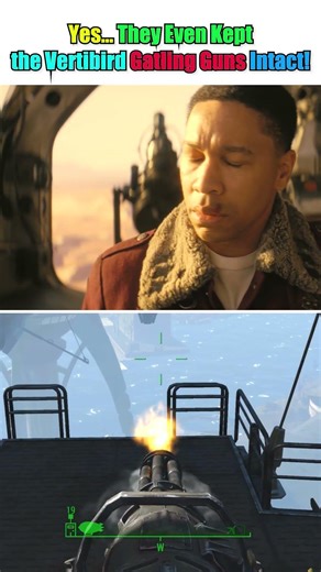 Yes... They Even Kept the Vertibird Gatling Guns Intact! #Fallout #FalloutTVShow