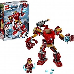 LEGO 76140 Super Heroes Marvel Avengers Iron Man Mech Spielset, Kampf-Actionfigur für Kinder ab 6 Jahren