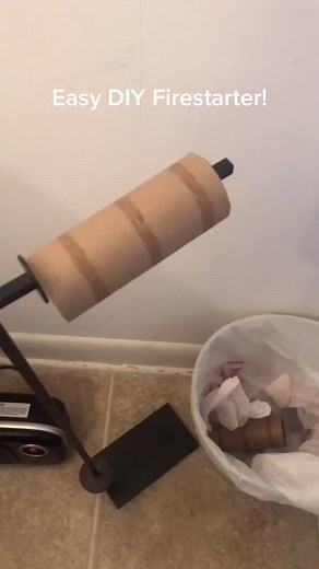 Easy to make DIY Fire-starter. Great for indoor fireplace, campfire, survival #howto #diy #firestarter #fyg #diyfirestarter #survivalskills #survival