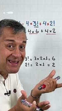 Operations with factorial numbers #mathematics #algebraically #maths #mathematica