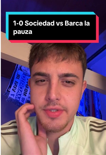 1-0 Sociedad vs Barca la pauza #fy #mariofasie