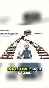 L'AI sceglie se salvare 5 galline o un gatto #trolleyproblem #aiethics #moralmachine