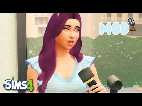 BECOME A SINGING STAR in The SIMS 4! 🎶⭐️FRENCH MOD (Concert, tour, Shooting…)