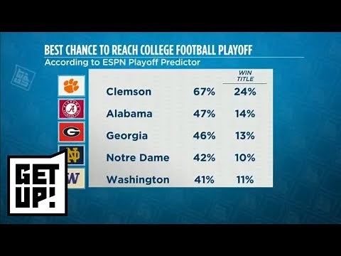 ESPN Analytics releases College Football Playoff predictions | Get Up! | ESPN