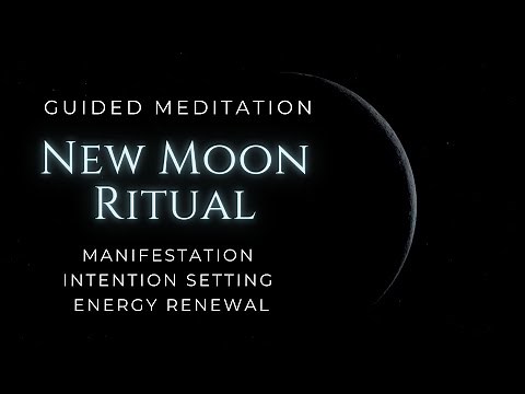 NEW MOON RITUAL 9-minute Guided Meditation for Manifestation and Intention Setting | EmityZen