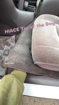 Engine Compartment - Hiace Tip of the Day