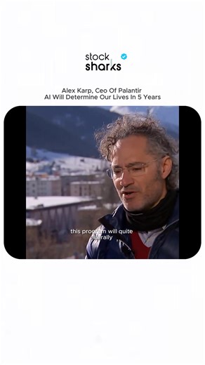 7.9K views · 41 reactions | Alex Karp discusses Project Maven, a 2018 U.S. Department of Defense initiative that used Google’s AI technology to analyze drone footage and automatically detect objects. | Stock Sharks | Facebook