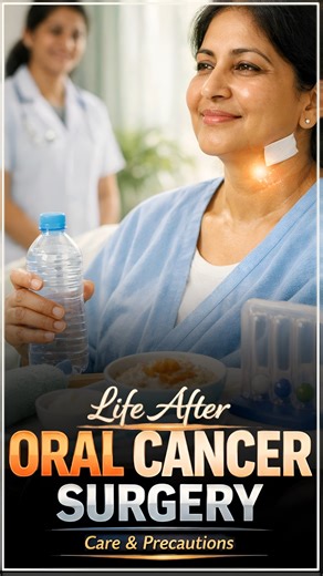 Dr Ashish Goel Oncologist on Instagram: "Oral Cancer Recovery: Speech, Jaw & Rehab Care. Oral cancer surgery is only one part of the journey — recovery and rehabilitation are equally important. In this short, Dr. Ashish Goel (Faith Cancer Clinic) explains the precautions and rehabilitation needed after oral cancer surgery to restore function and quality of life. After surgery, patients may need: • Speech therapy to improve clarity of speech • Jawline and mouth opening exercises • Physiotherapy a