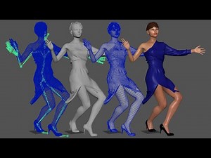 Genesis 8 + Mixamo + Marvelous Designer + Maya