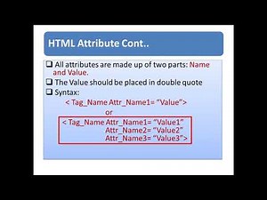 HTML tags and Attributes Types of HTML Tag