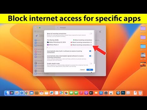 How to block app from internet mac