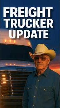 Freight Trucker Update! #truckingjobs #trucker #logistics
