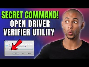 Secret RUN Command to Open Driver Verifier Utility on Windows 11 or 10