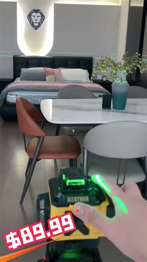 360° Laser Precision—Perfect Every Time #lasertool #diytips