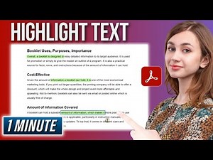How to Highlight in Adobe Acrobat 2026 (Highlight Text PDF)