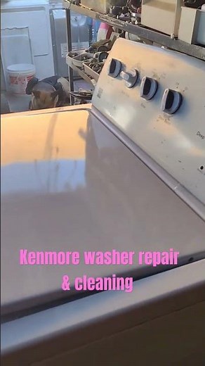 Kenmore washer repair & cleaning. Clean clothes start with a clean washer machine. #appliancerepair