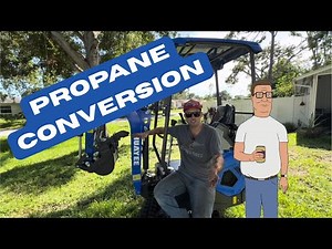 Chinese Mini Excavator PROPANE Conversion 🔥 Run on BBQ Tank | Tri-Fuel Carb Swap