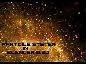 Particle system in Blender 2.8 | Blender 2.8 | Eevee | R animation studios