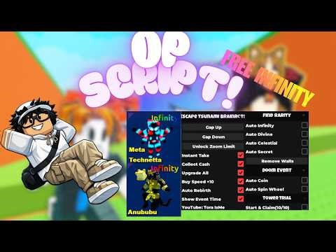 [OP] Escape Tsunami For Brainrots Script - AUTO INFINITY, DIVINE