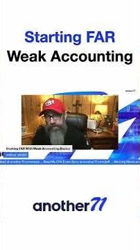 Starting FAR With Weak Accounting Basics