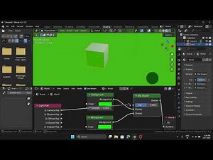 How to Make a Green Screen Background in Blender