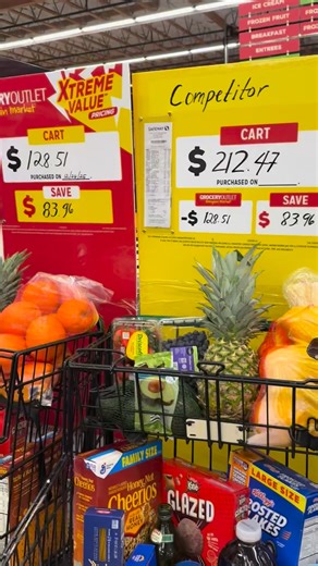 11 reactions | Same Groceries, Extreme Difference! Competitor total: $212.47! Grocery Outlet total: $128.51! That’s $83.96 SAVINGS in 1 trip! | Grocery Outlet | Facebook