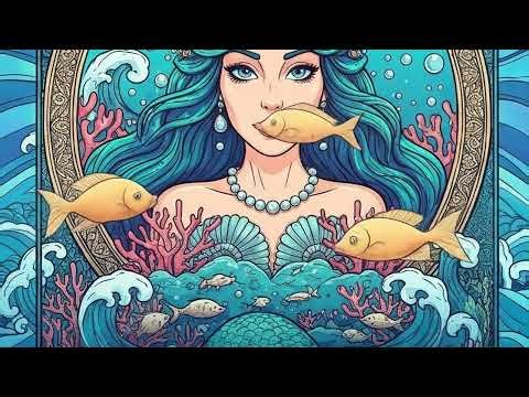 Enchanted Mermaid Realms 30-Page Adult Coloring PDF